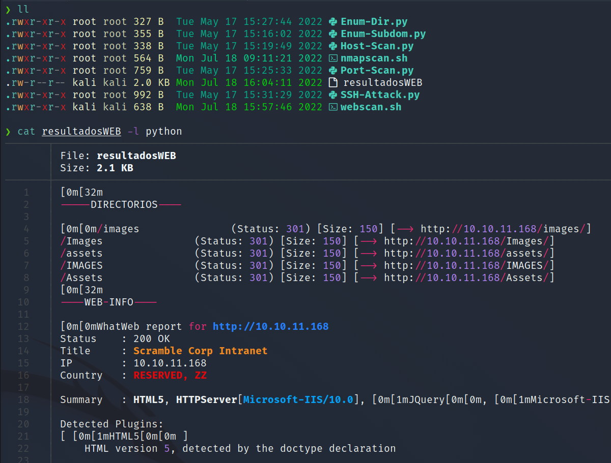 GitHub - H4ckM1nd/WebScan: Script automatizado para realizar un escaneo ...